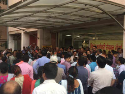 UPPCL employees boycott work for second day to protest PF-DHFL scam ...