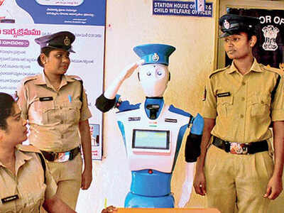 Meet Cybira, Visakhapatnam’s first robot cop which can record your ...
