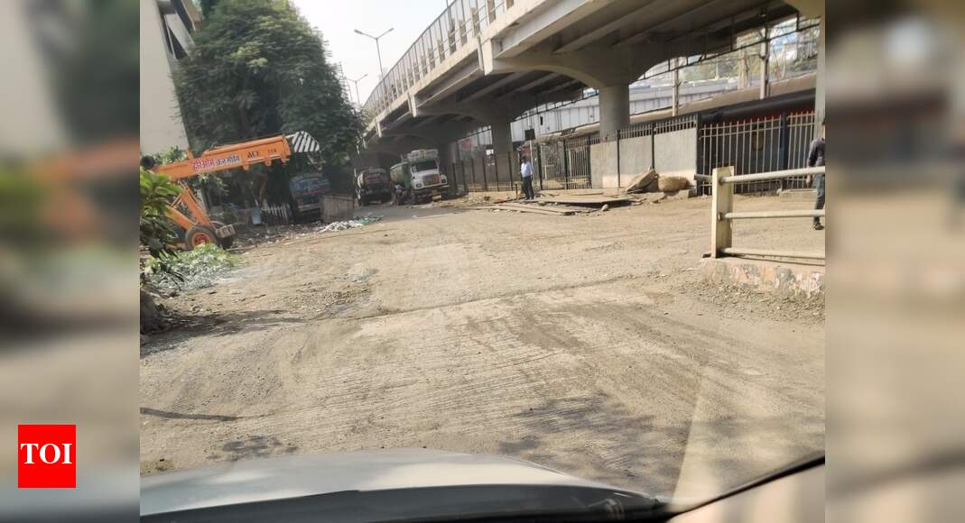 Pothole Repaired under Tilak Bridge! - Times of India