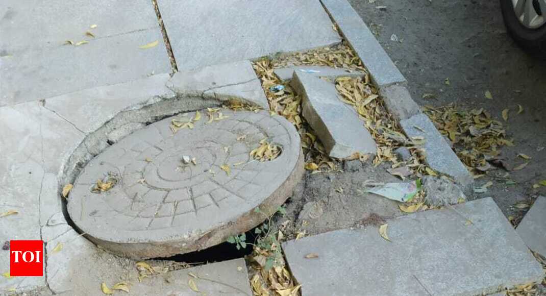 Im Chrompet Manhole is open - Times of India