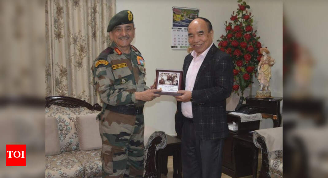 Eastern Army Commander visits Mizoram, interacts with governor and CM ...