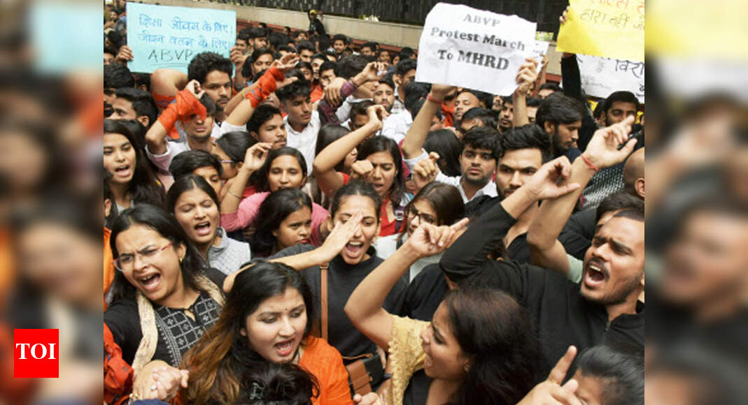 Left, BJP fight in Parliament again over JNU fee hike | Delhi News ...