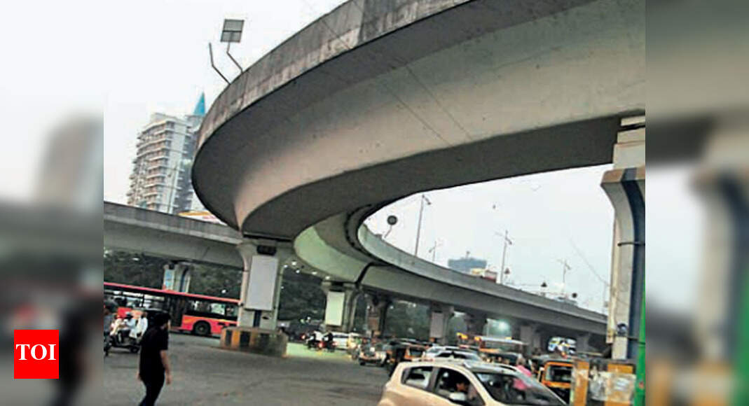 Two on bike fall off Thane flyover, rider dies | Thane News - Times of India