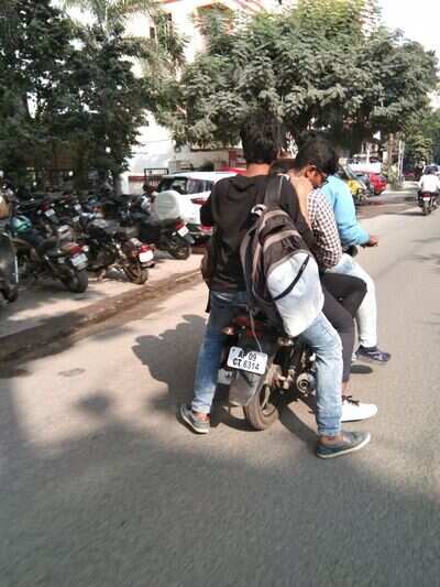 Breaking Traffic rules - Times of India