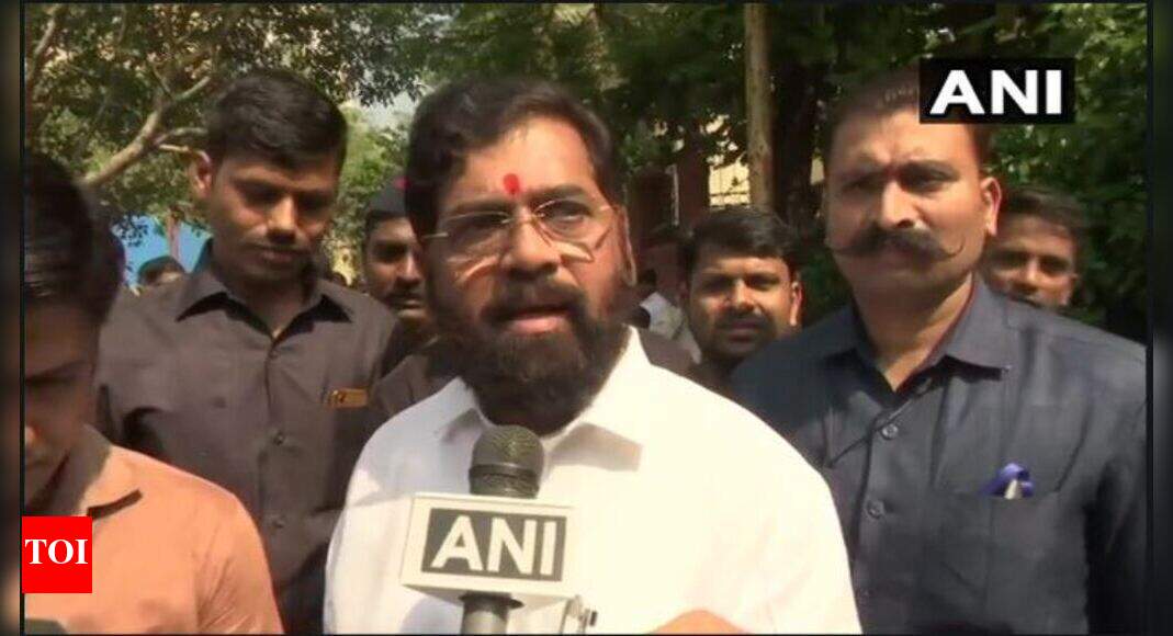 Fadnavis should quit as Sena-led coalition has numbers: Eknath Shinde | India News - Times of India
