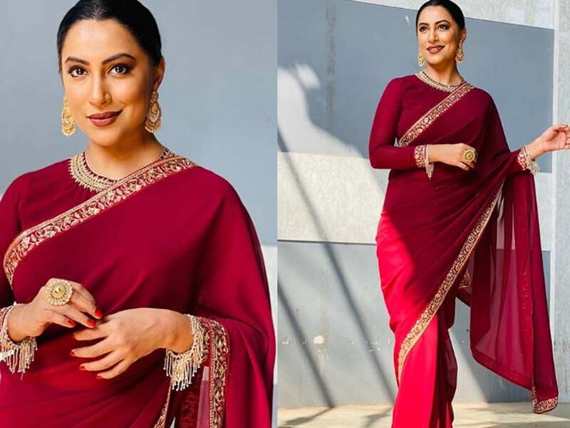 Photo: Kranti Redkar Wankhede looks ravishing in THIS red saree ...