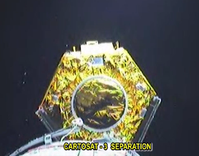 PSLV-C47/Cartosat-3 mission: Isro releases clips from onboard cameras ...