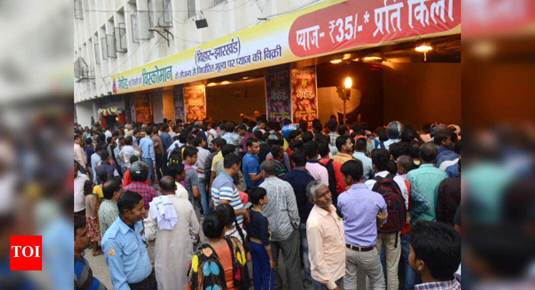 Bihar: Biscomaun to close counters for onion sales, blames ...