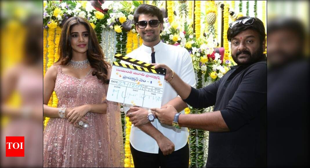 Bellamkonda Sreenivas kicks-off his new film with Santosh Srinivas ...