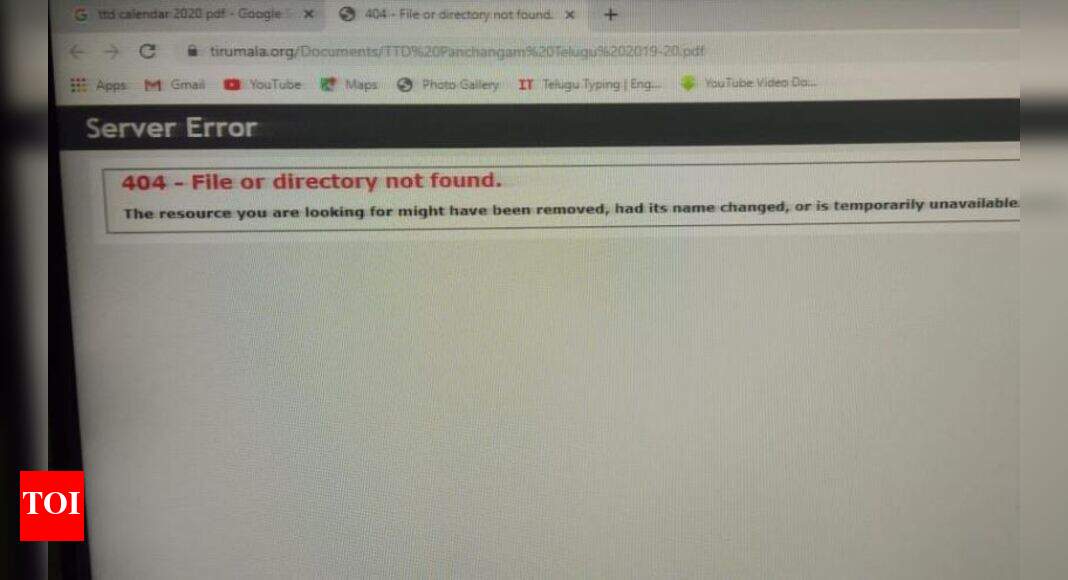 TTD orders probe after 'Christ's' name pops up on link to its official ...