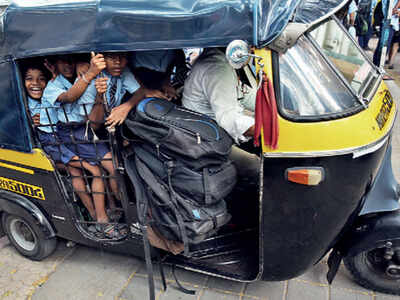 RTO begins week-long drive against autorickshaws ferrying school kids ...