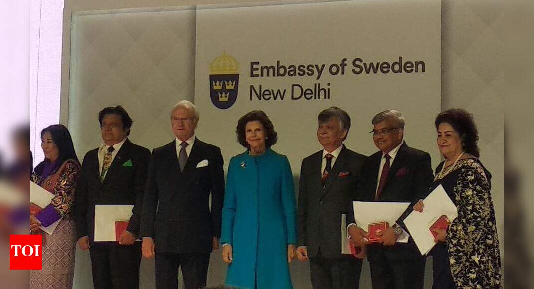 Sweden king and queen bestow top royal honours on 7 Indians | India ...