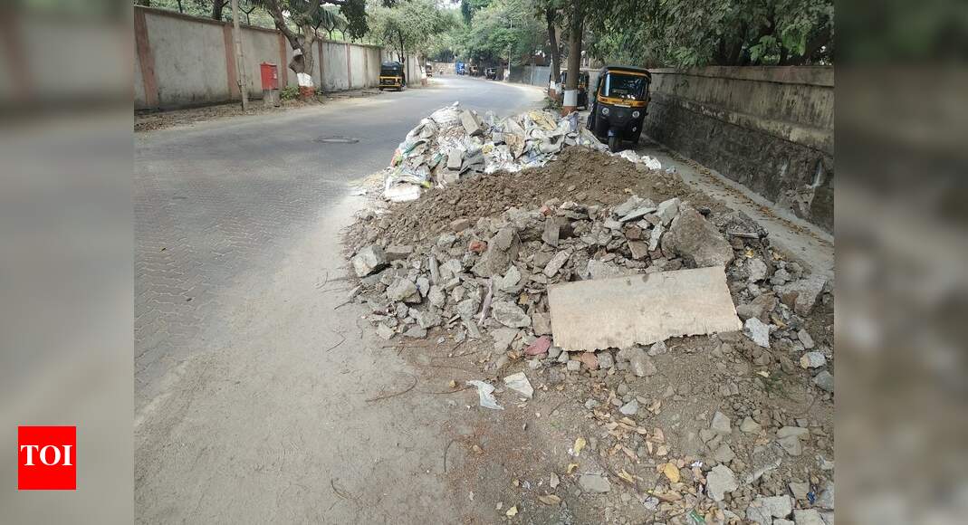Dabri of construction work - Times of India