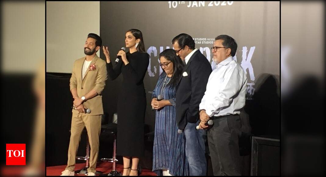 Chapak trailer launch: Deepika Padukone breaks down in tears as she ...