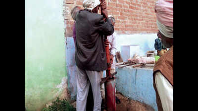 Handpump gurgles out red water, villagers say ‘blood contamination ...