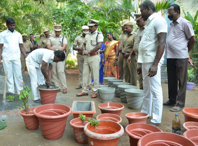 Sale of nursery pots made by Madurai prison inmates inaugurated ...