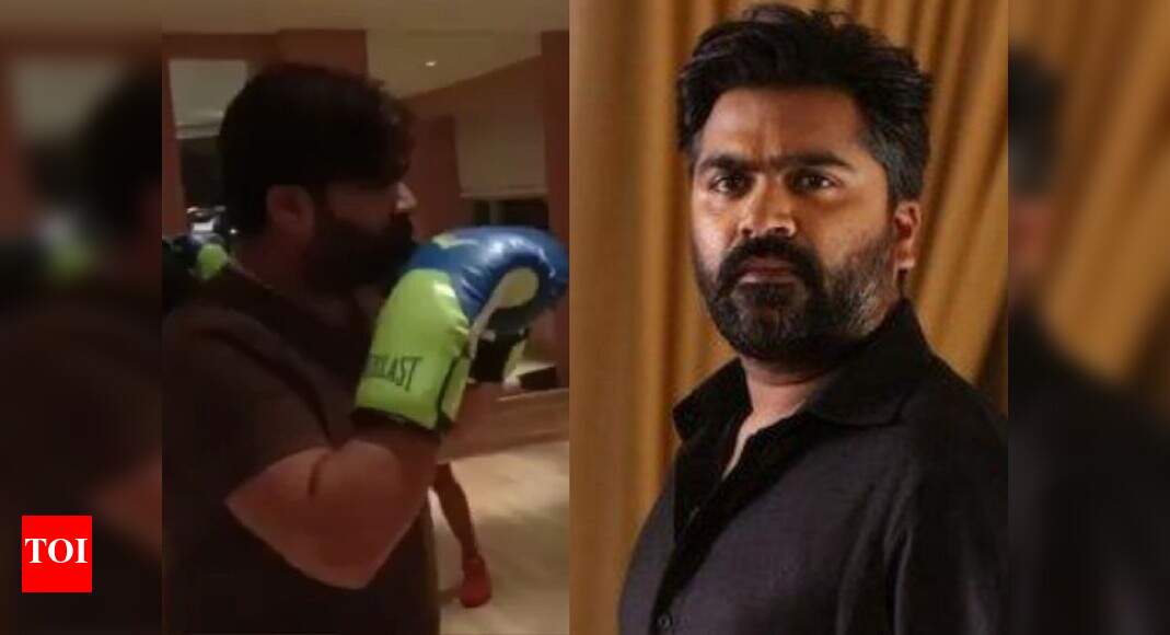 Simbu starts shooting for 'Maanaadu' after returning from Sabarimala ...