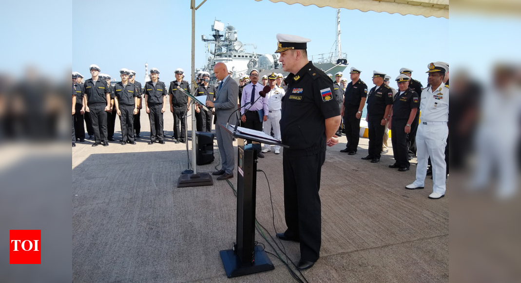 Naval leg of India, Russia tri-service exercise INDRA commences | India ...