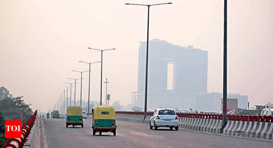 Two years after it opened, safety steps for Noida flyover | Noida News ...