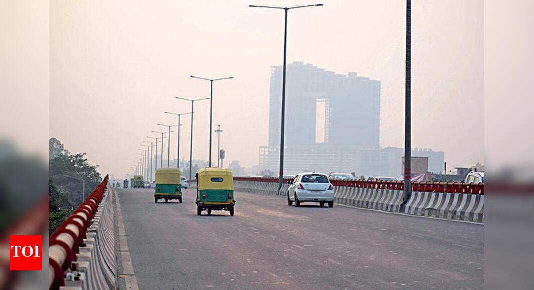 Two years after it opened, safety steps for Noida flyover | Noida News ...