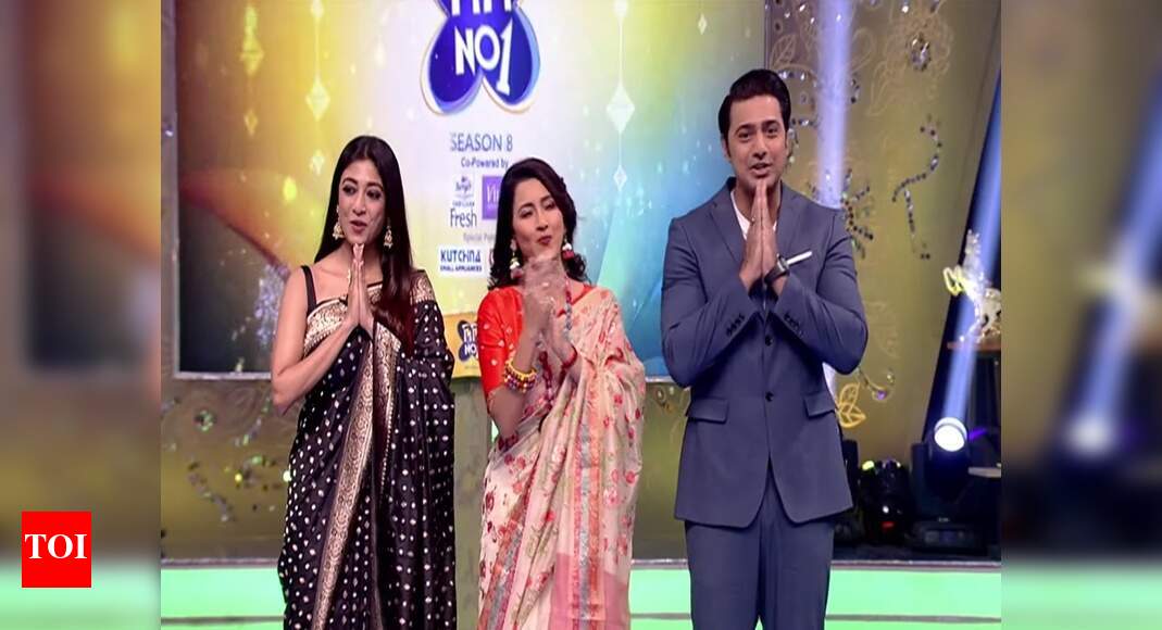 Actors Dev and Paoli have a blast with Rachna Banerjee on 'Didi No. 1' - Times of India