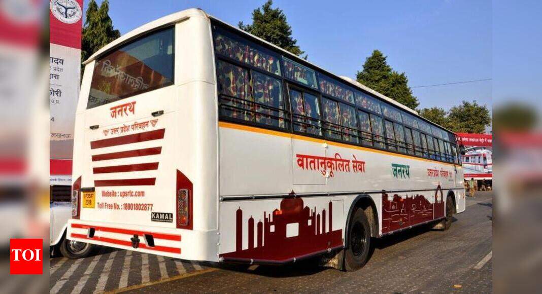In a first, UPSRTC starts AC bus on Bareilly-Noida route | Bareilly ...