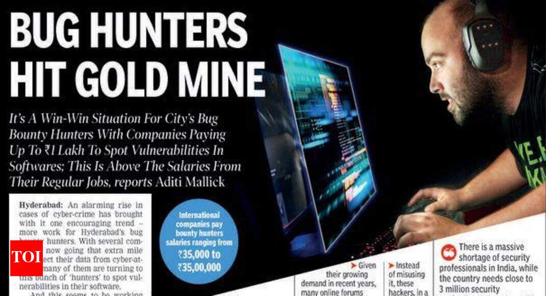 Bug hunters hit gold mine | Hyderabad News - Times of India