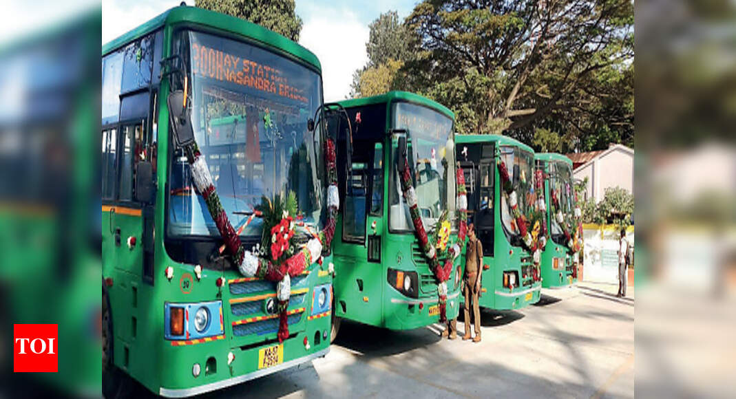 KSR Bengaluru City railway station opens gates to BMTC buses ...