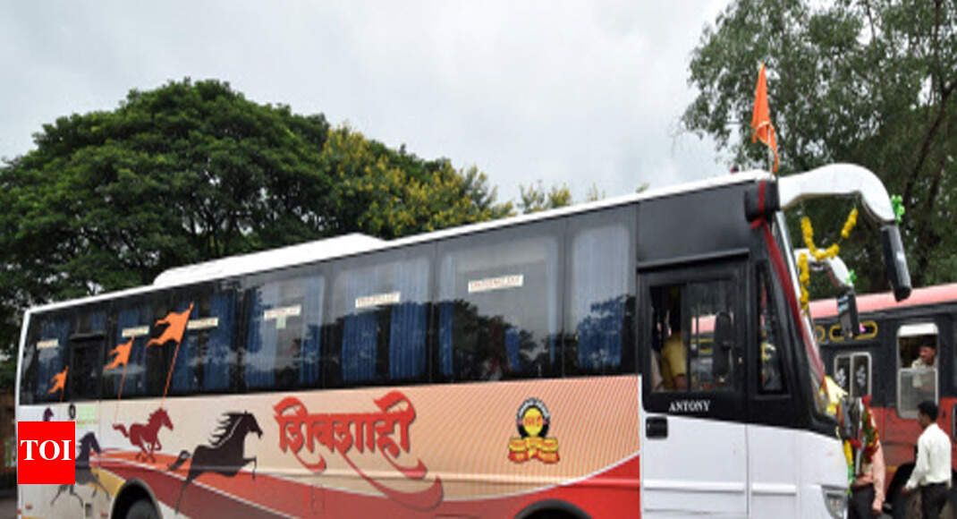 Surprise checks of Shivshahi buses run by private contractors | Pune ...