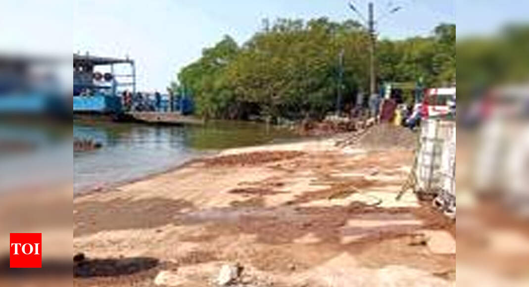 Ribandar-Chorao ferry ramp nears completion | Goa News - Times of India