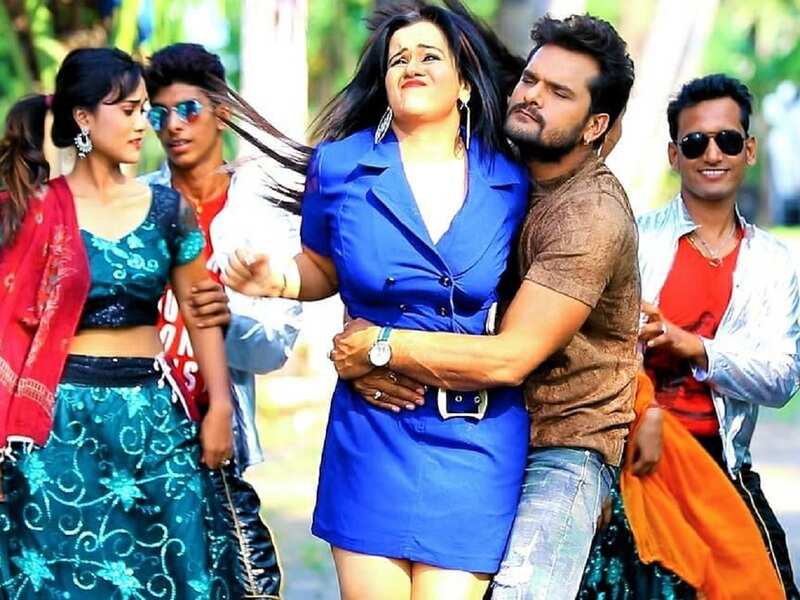 Photos: Stills from Khesari Lal Yadav and Gunjan Pant's upcoming song ...