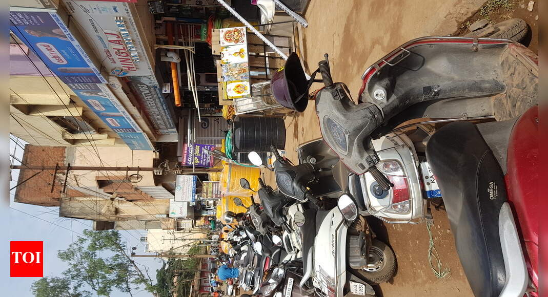 misuse of footh path - Times of India