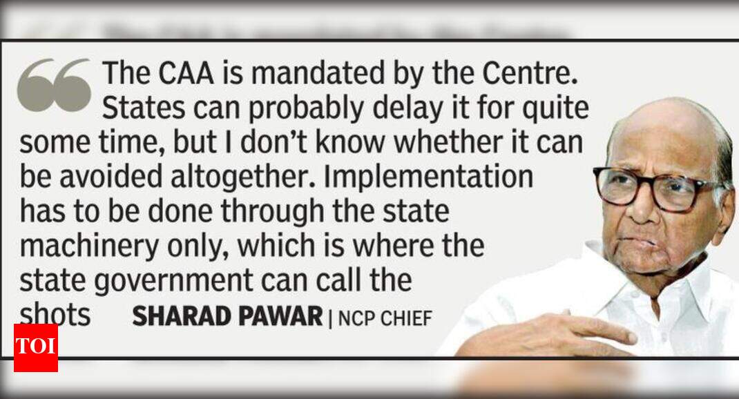 Anti-BJP sentiments on rise, people need alternative: Pawar | Nagpur ...