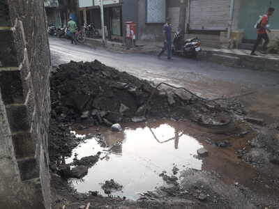 Damaging private property - Times of India