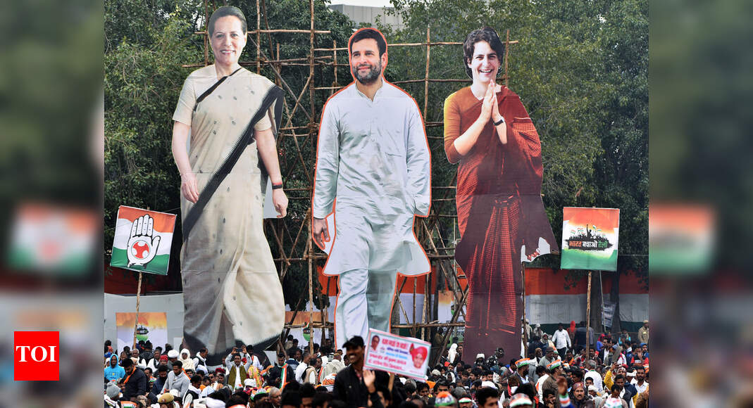 Cong to hold silent protest at Rajghat on Monday | India News - Times ...