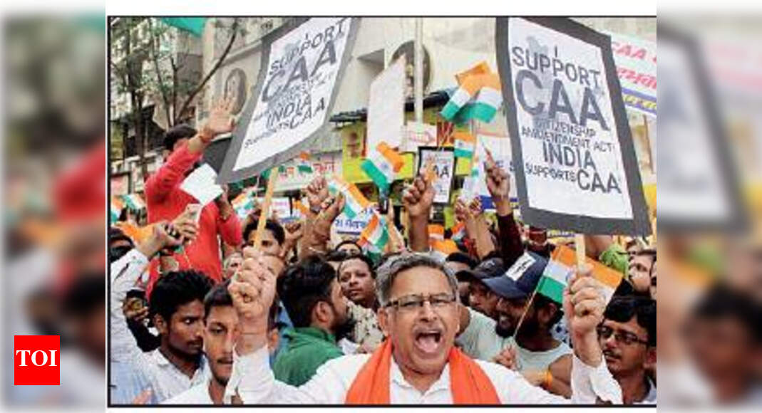 CAB bill: BJP’s CAA Act ‘myth-buster’ to cover 3 crore families | India News - Times of India