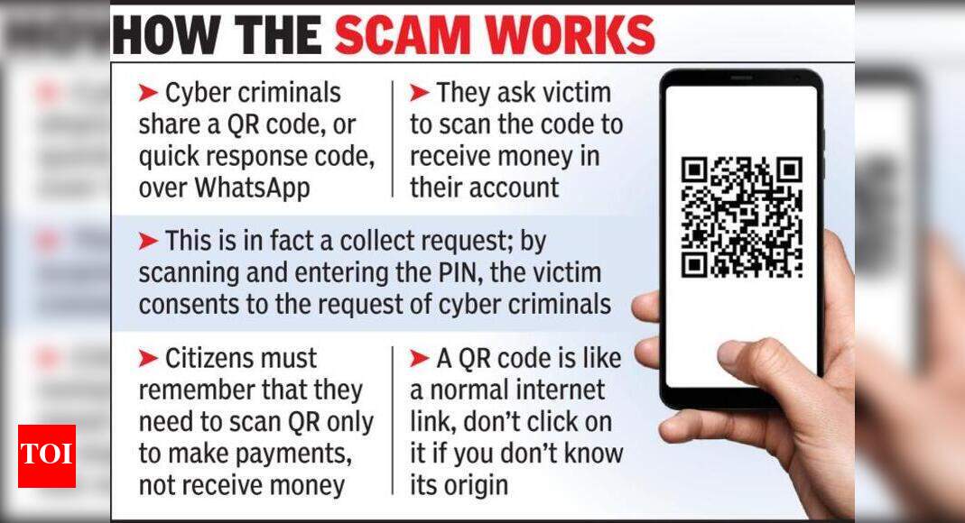 Telangana: QR code scam can empty your wallet | Hyderabad News - Times ...