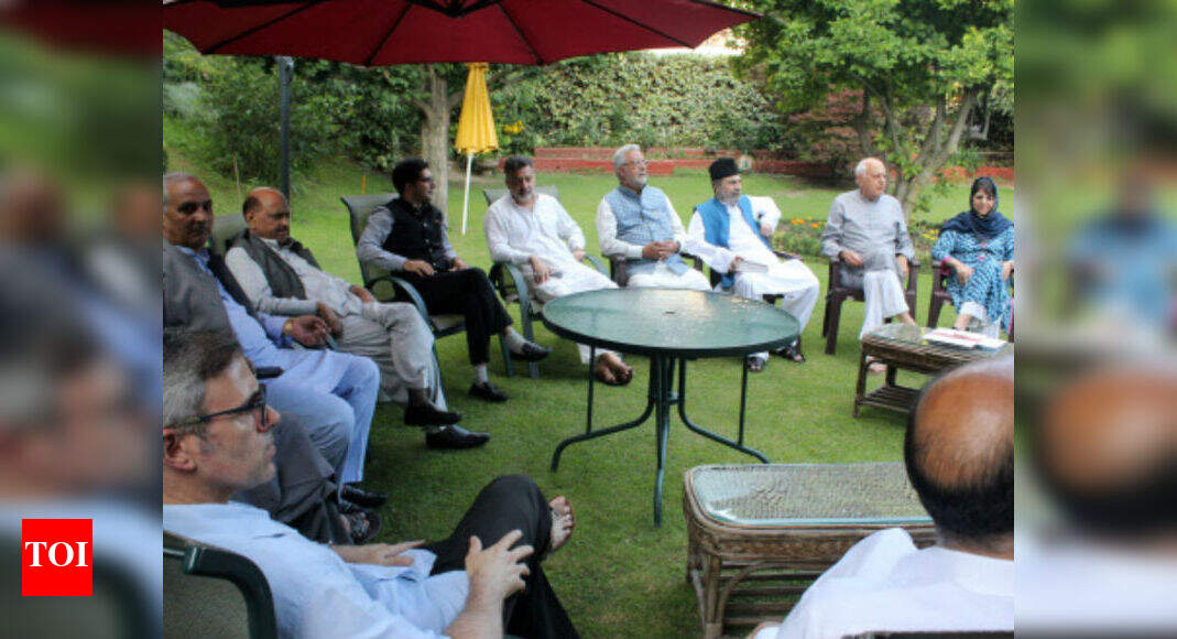PDP holds meetings in Jammu and Srinagar, demands release of political ...