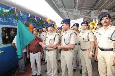 Mangaluru: CAPF personnel travel in dedicated AC 3-tier coach of Navyug ...
