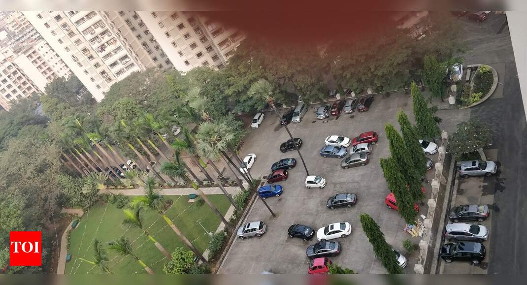 Jalvayu Vihar concretised RG area in car park - Times of India