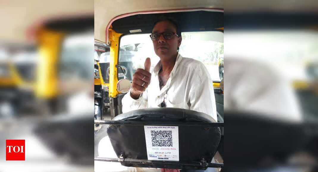 Pay Autorickshaw Taxi fare through QR code - Times of India