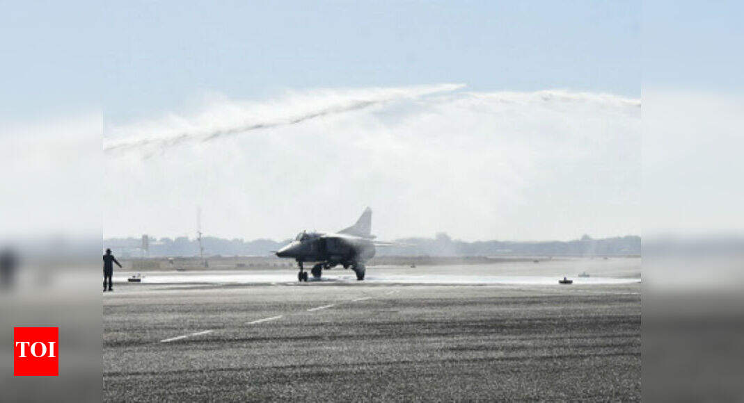 IAF bids farewell to its iconic MiG-27 | India News - Times of India