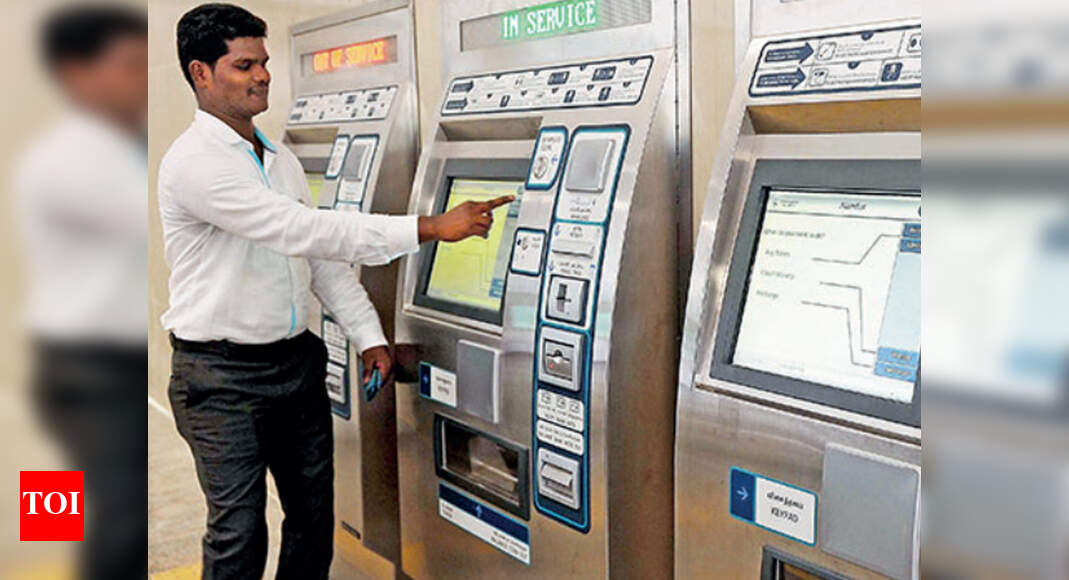 Soon, buy Chennai metro ticket on your phone | Chennai News - Times of ...