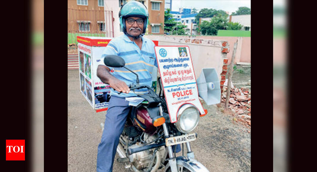 Ex-cop rides across TN to spread awareness against borewell deaths ...
