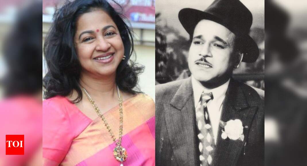 Raadhika plans a film on father MR Radha's life | Tamil Movie News ...