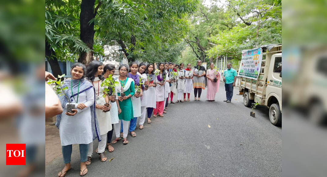 Tree saplings distributed and planted in Chennai this new year ...