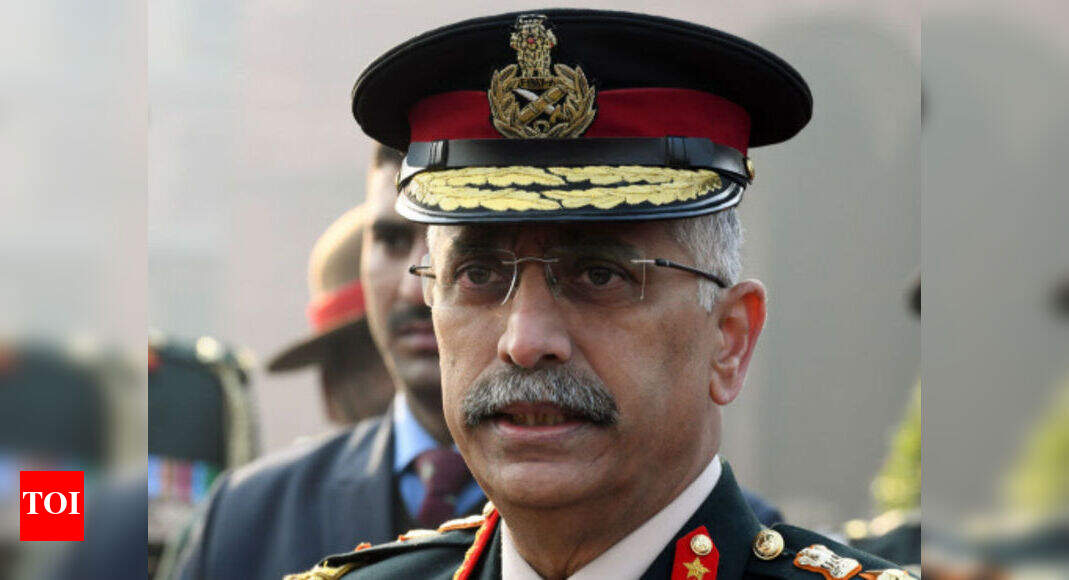 Army chief Naravane to pay first visit to areas under northern army ...