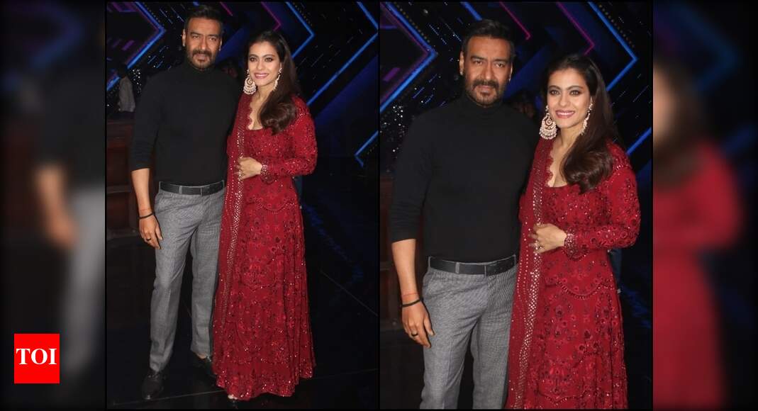 Photos: Kajol and Ajay Devgn look stunning together as they step out to ...