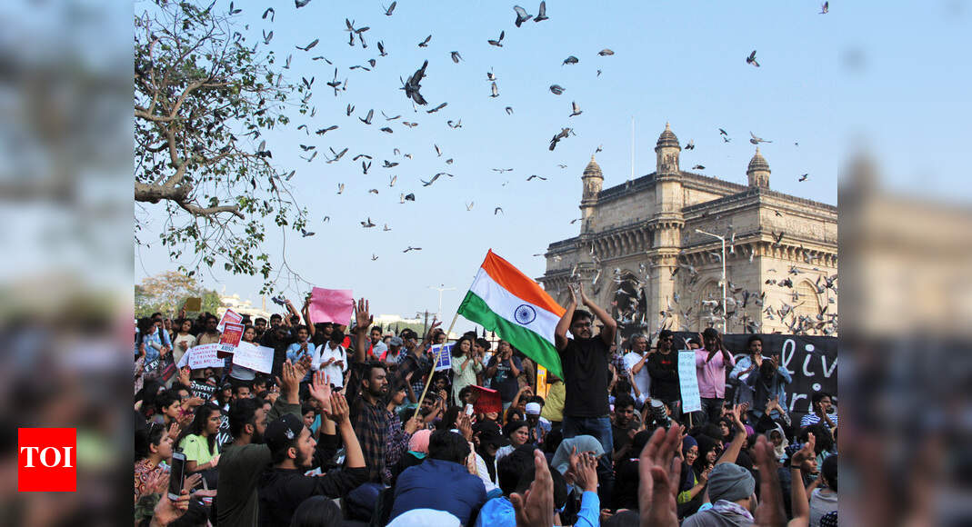 India unites to protest violence | India News - Times of India