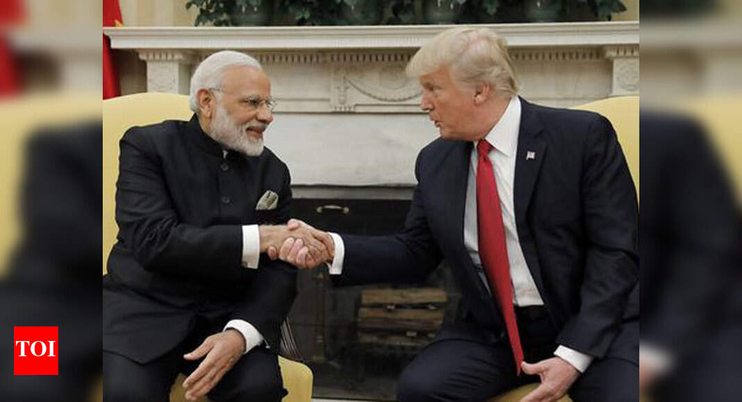 PM Modi, Donald Trump review regional security | India News - Times of ...